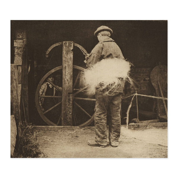 Peter Henry Emerson, Rope-Spinning 1890 – Photogravure Gallery